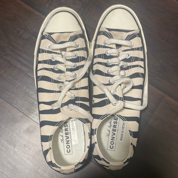 Converse | Shoes | Zebra Print Low Top Converse | Poshmark